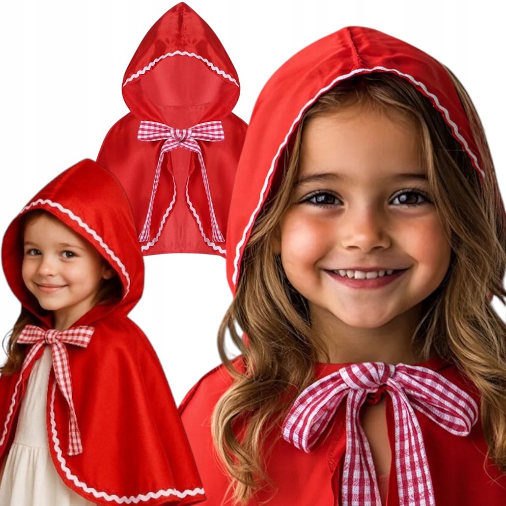 Kostium Czerwonego Kapturka dla Dzieci - Niska cena na Allegro