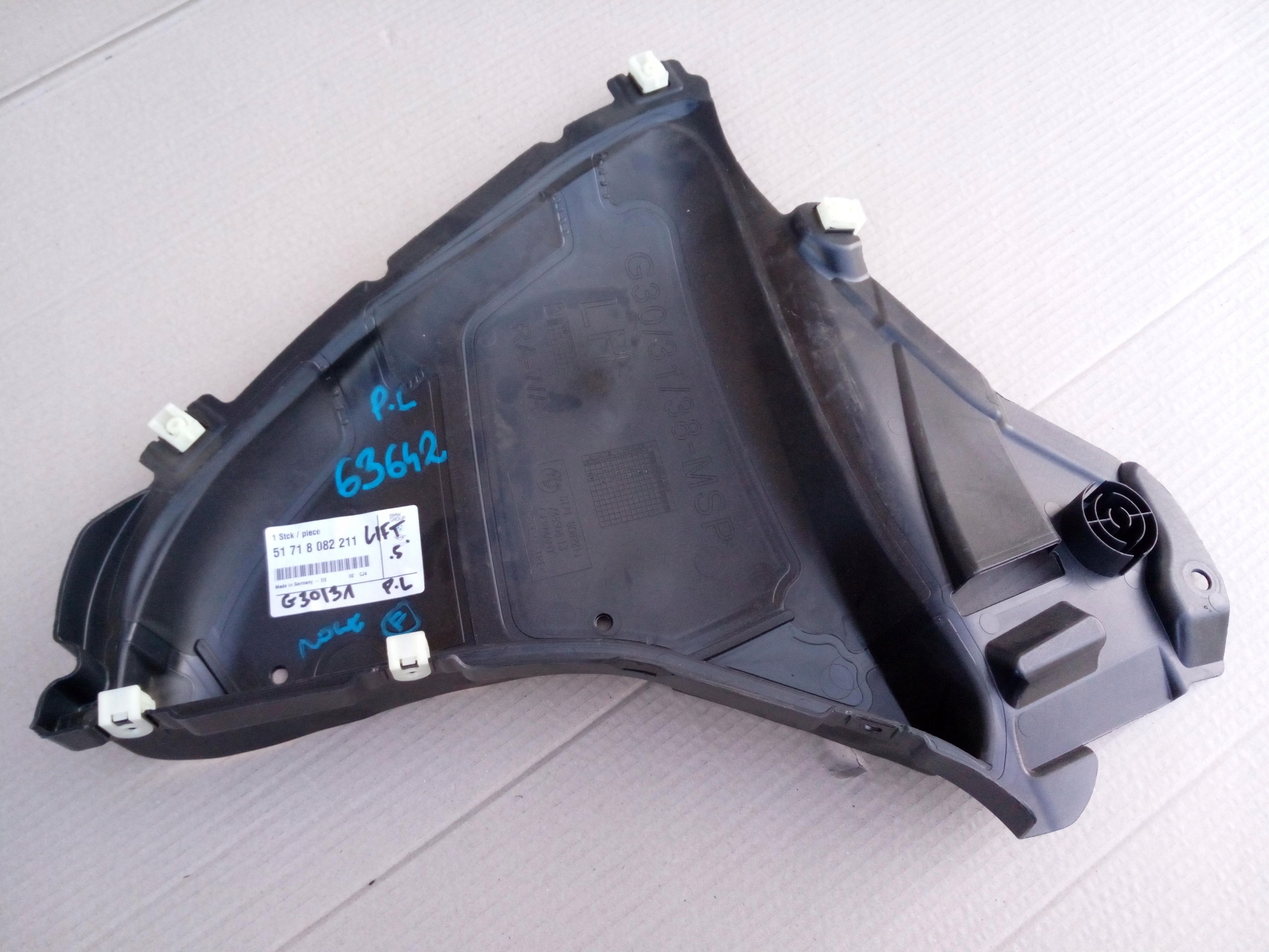 SPOJLER OSŁONA NADKOLE BMW G30 G31 LIFT PRZÓD NOWY ORYG.* 51718082211 ...