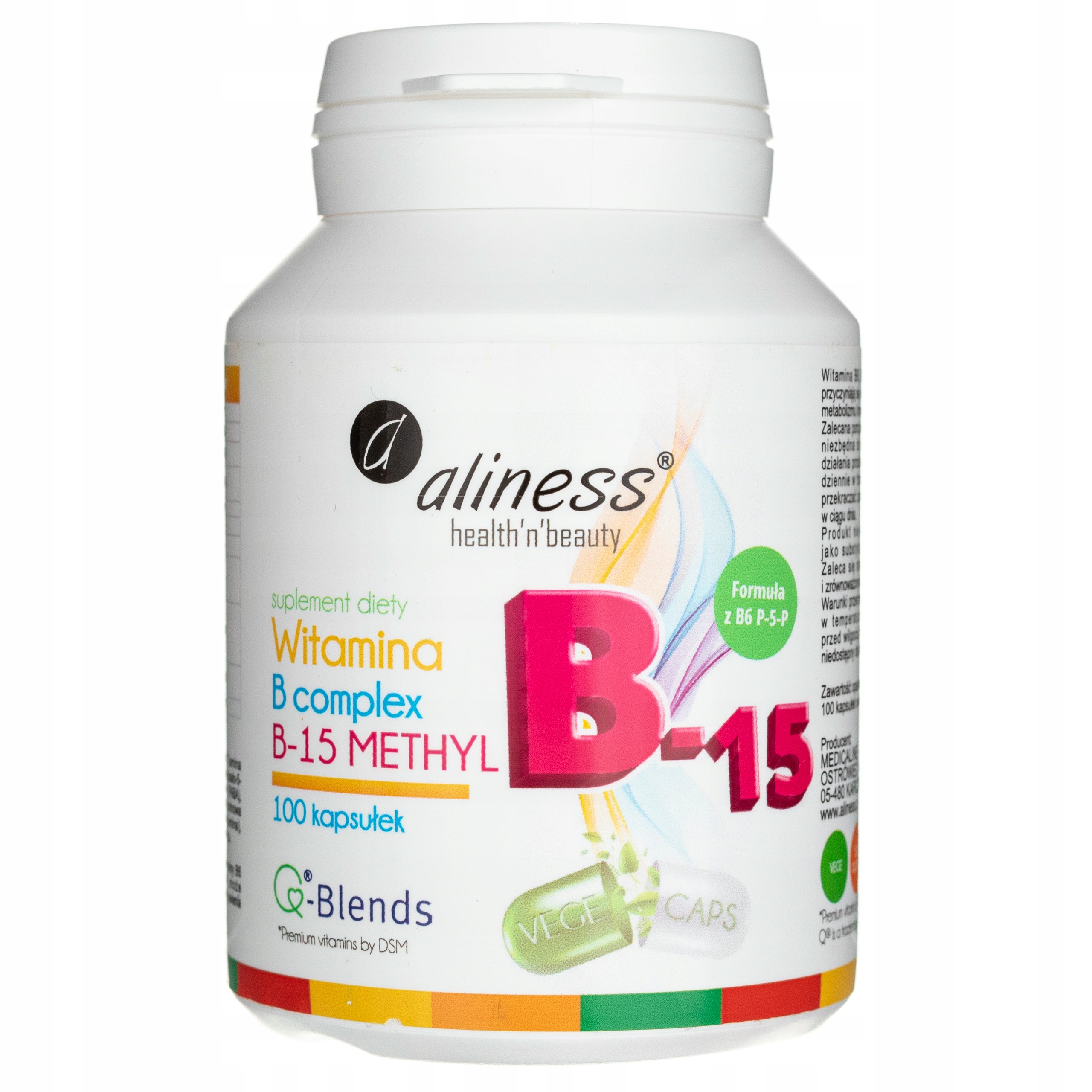 ALINESS WITAMINA B Complex B-15 Wita. Bb TIAMINA (5902596935801) • Cena ...