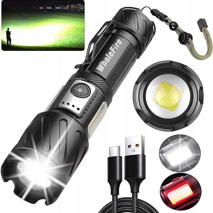 Latarka klasyczna Smart World 5000 lm LED - 5905913090344 - 14393100907 ...