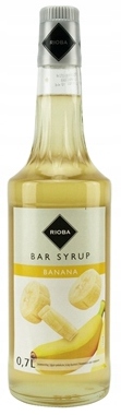 SYROP BARMAŃSKI RIOBA ŻÓŁTY BANAN BANANOWY 700ML (4337182169147) • Cena ...
