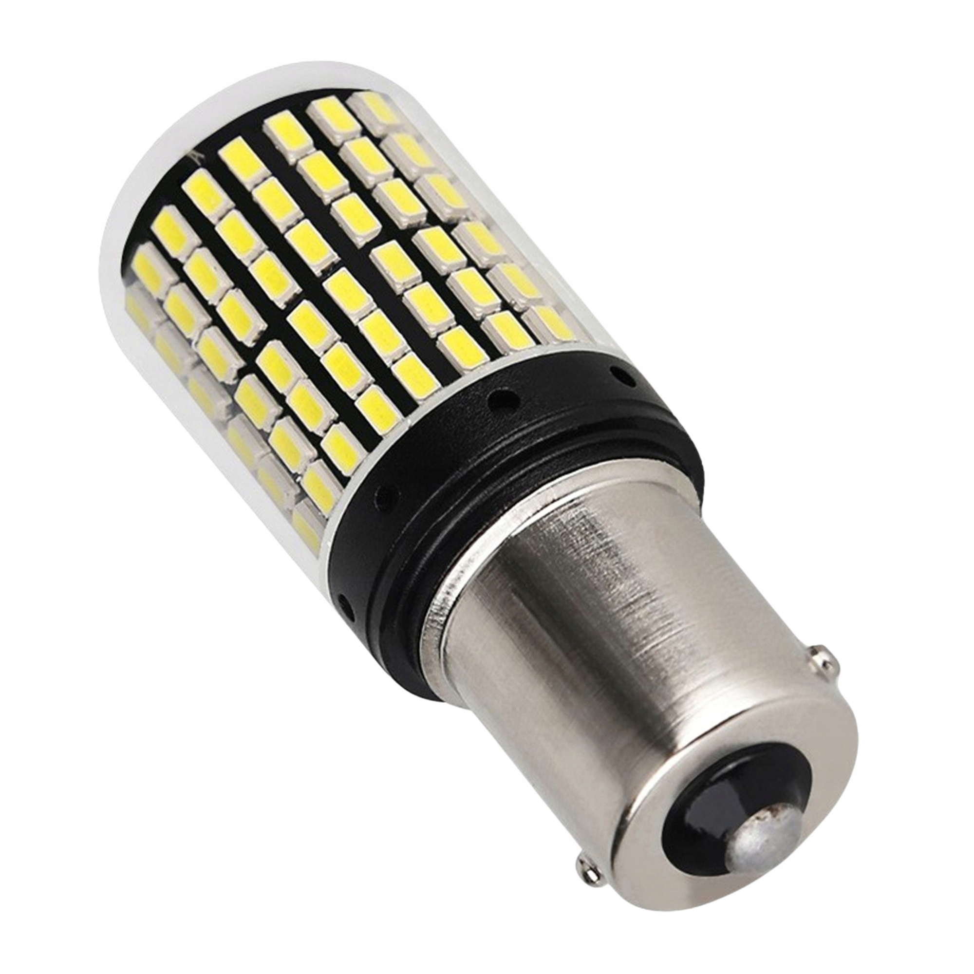 ŻARÓWKA P21W BA15s LED CANBUS 144 LED SMD BARDZO MOCNA WSTECZNY COFANIA 5904474271636 za 20 ...