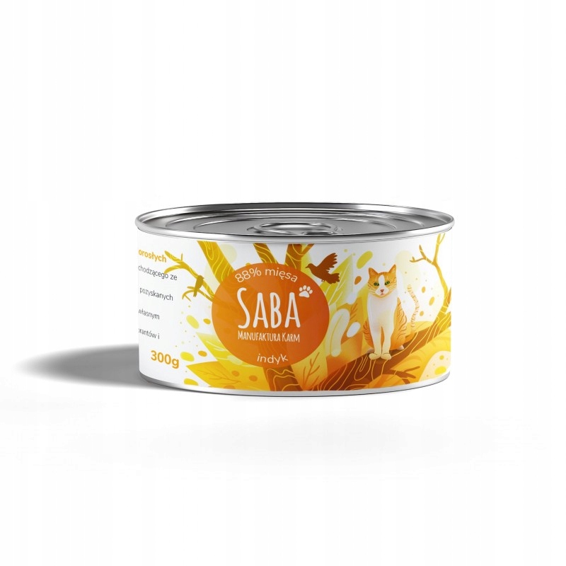SABA KOCIA KUCHNIA 300G INDYK DLA KOTA 11949413482 - Allegro.pl