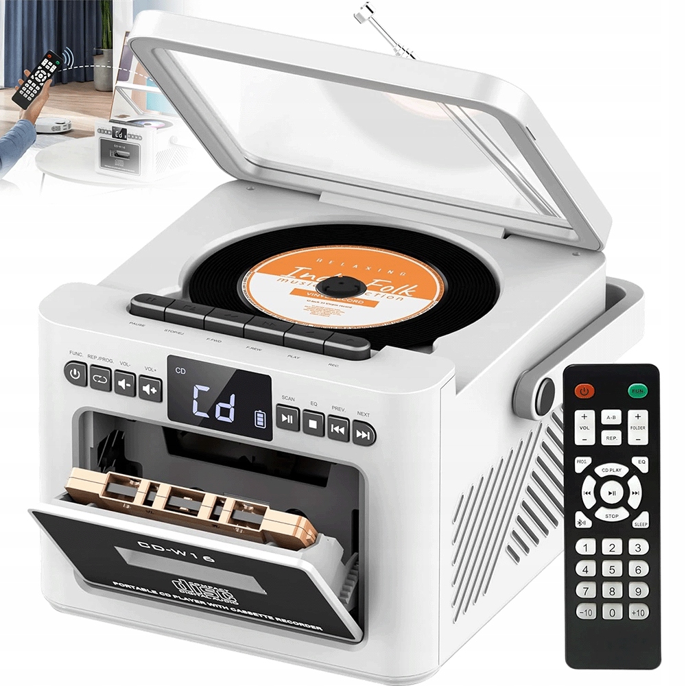 MOCNY GŁOŚNIK BLUETOOTH PRZENOŚNY BOOMBOX RADIO FM USB SD AUX MP3 PILOT - Sklep, Opinie, Cena w ...