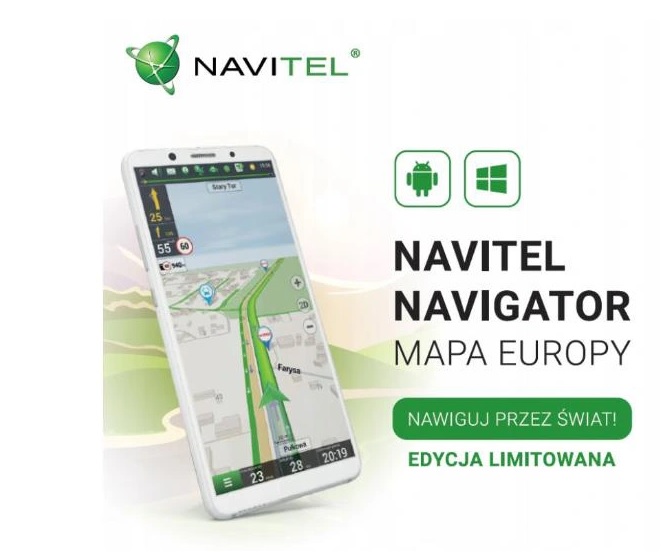 Navitel Navigator mapa Europy na smartfon Android Fotoradary Wydarzenia ...