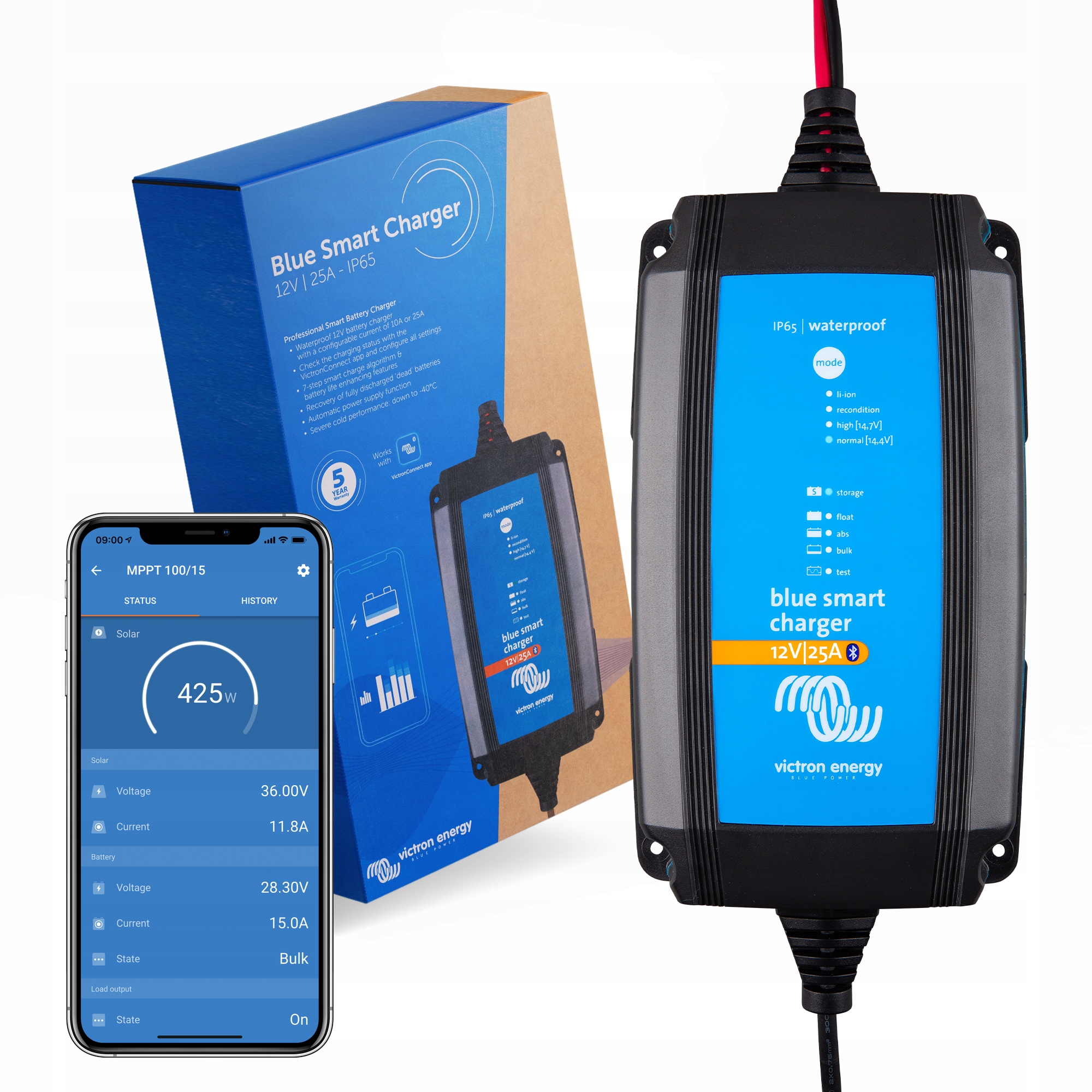 Blue Smart IP65 Charger 12/25 + DC connector 8719076046516 za 799.00PLN ...