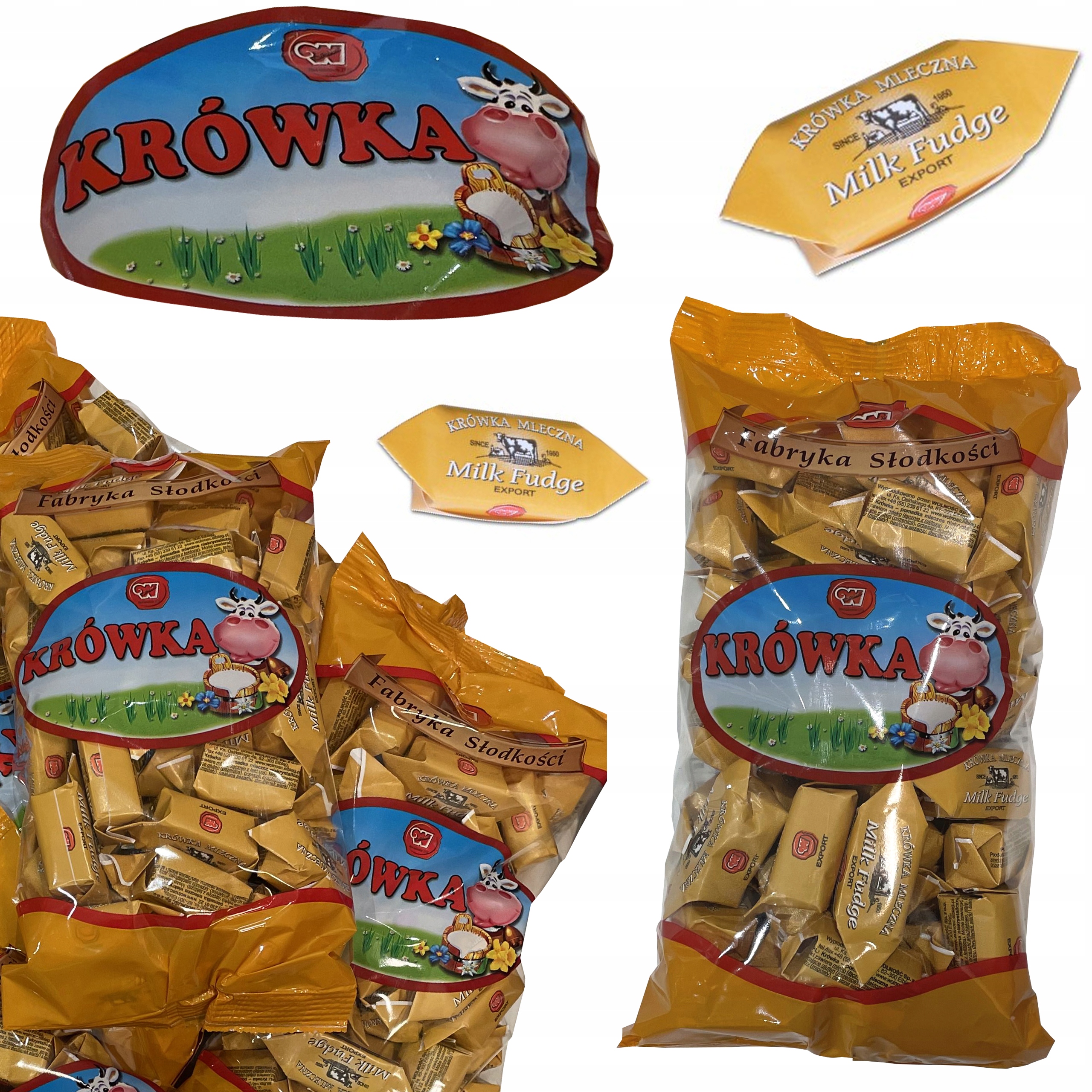 Mléko Bonbóny Krówki 1kg Wolność hromadné balení, (5905082008416 ...