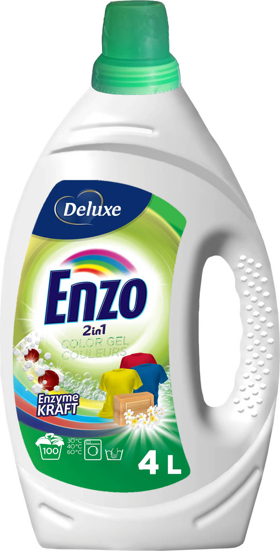 Żel do prania kolorów niemiecki Deluxe Enzo Color 4l 100 prań ...