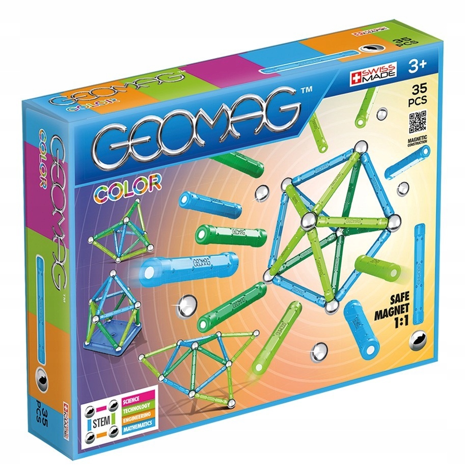 Geomag Color 35 Dílků - Nízká cena na Allegro