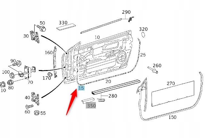 Mercedes Clk W209 Uszczelka - Niska cena na Allegro