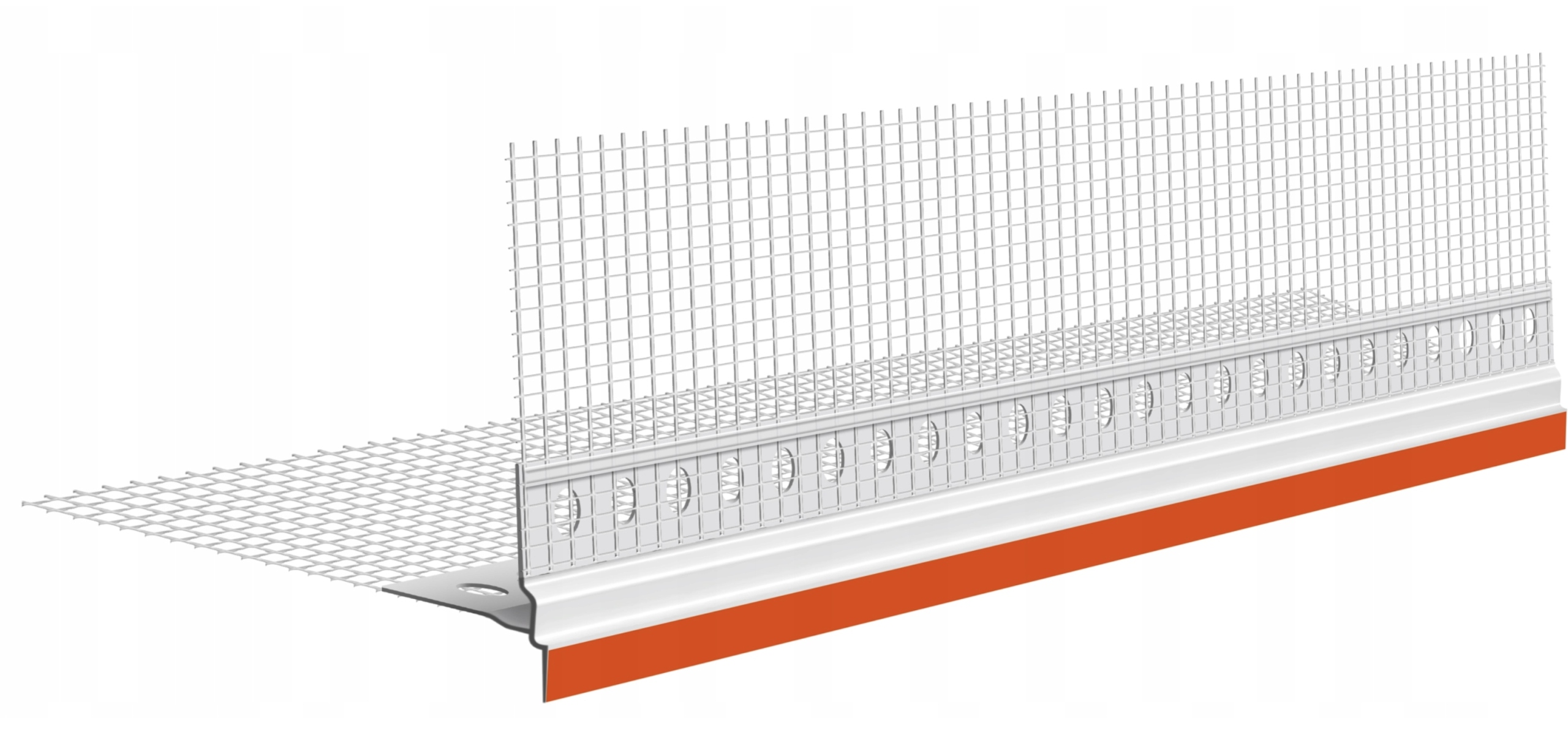 NAROŻNIK PROFIL LISTWA PCV OKAPNIKOWA KAPINOS OKAPNIK 2,5mb Z FOLIĄ ...