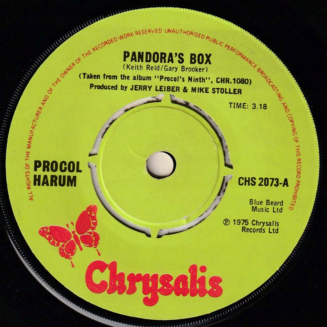 PROCOL HARUM - Pandora's Box 7'' (VG) 15531973146 - Sklepy, Opinie ... PROCOL HARUM - Pandora's Box 7'' (VG) 15531973146 - Sklepy, Opinie ...