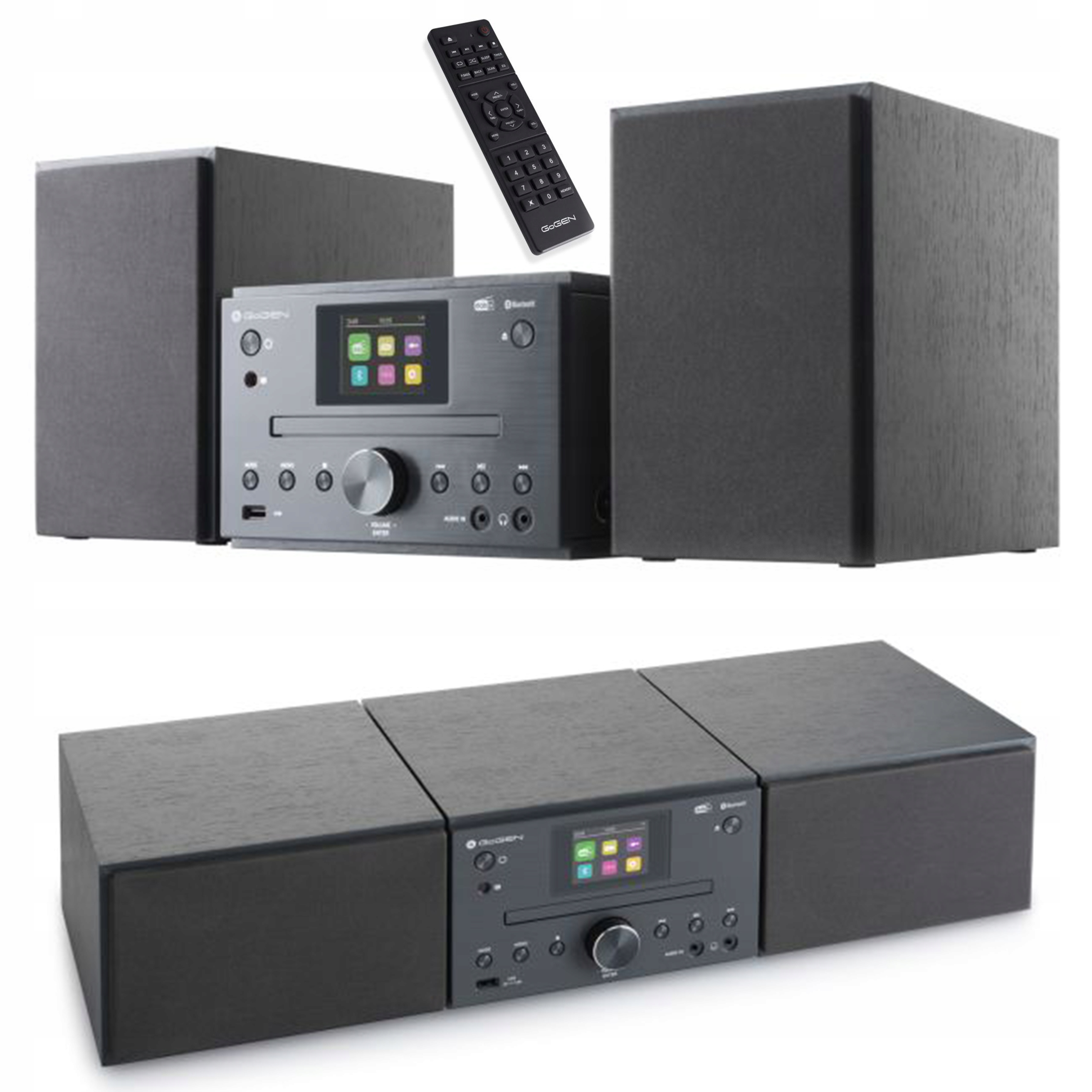 MINI WIEŻA STEREO RADIO FM USB BLUETOOTH AUX DAB+ CD BUDZIK FUNKCJA SNU - Sklep, Opinie, Cena w ...