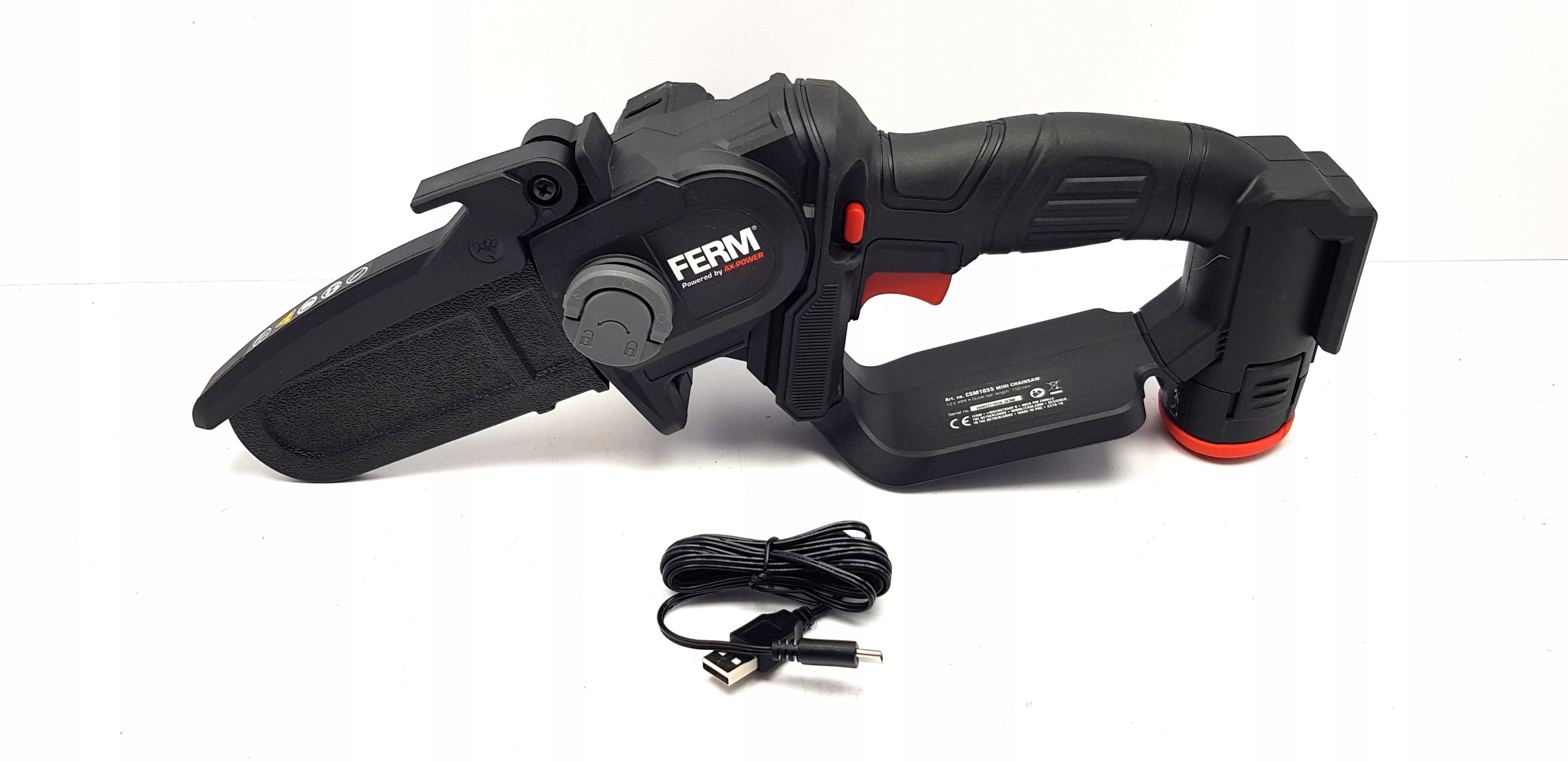 MINI PILARKA PIŁA AKUMULATOROWA FERM CSM1055 125MM + AKUMULATOR 2AH USB ...