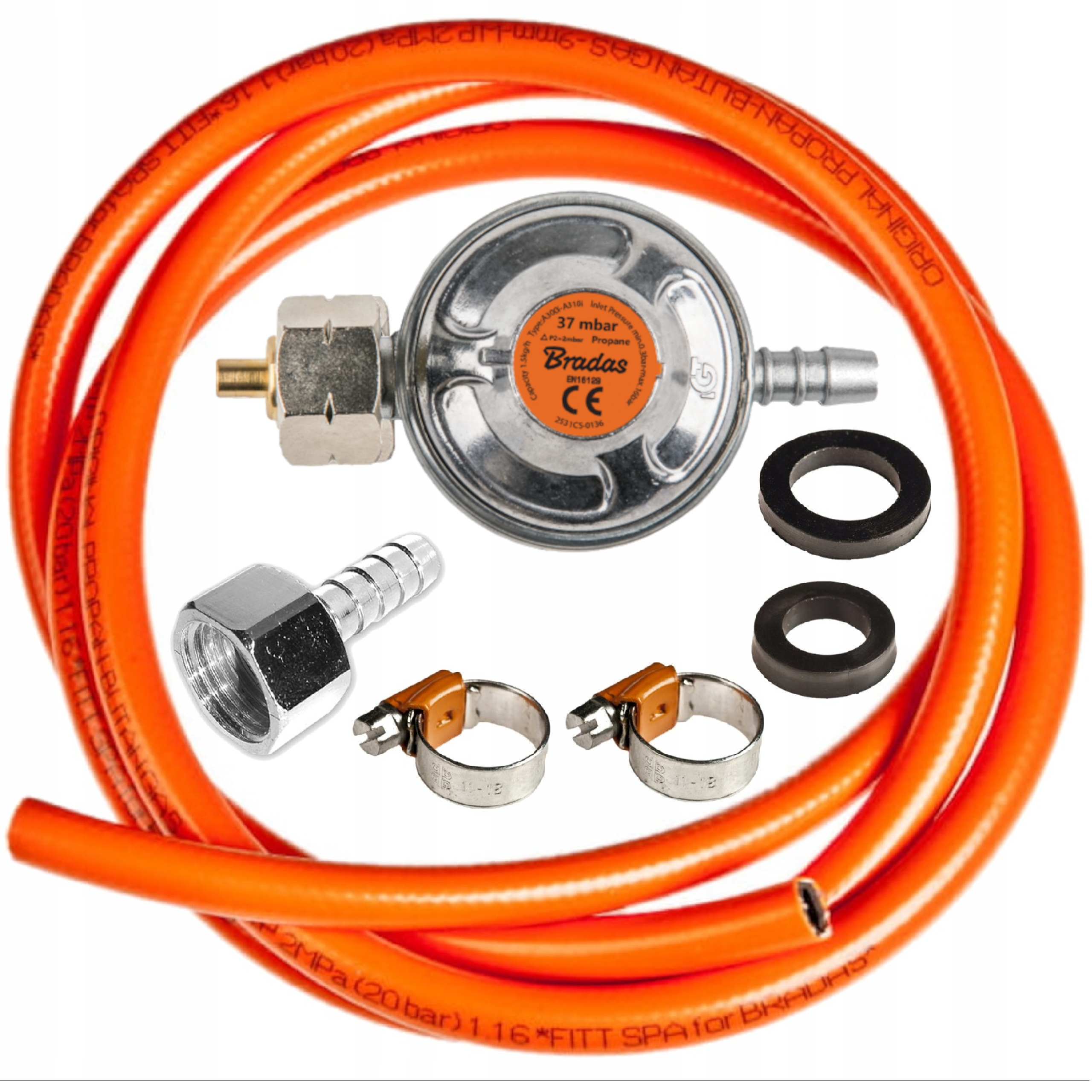 WĄŻ+REDUKTOR GAZOWY BUTLI+ZŁĄCZE+DYSZE KUCHENKI Z8 - Sklep, Opinie, Cena w Allegro