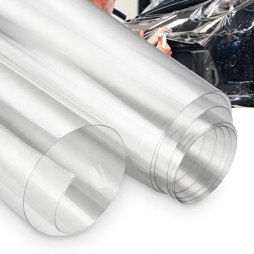 FOLIA OCHRONNA BEZBARWNA SAMOPRZYLEPNA GRUBA 152CM NA PROGI DRZWI RANTY za 35 zł z Częstochowa ...