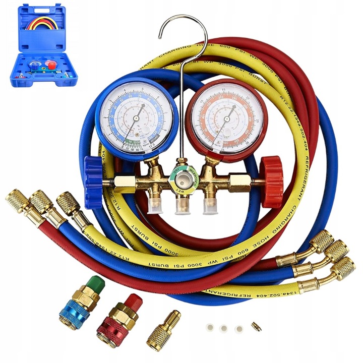 Klima Tester Manometry AZOT HYDROGEN R134a 5946047144466 za 140.00PLN z ...