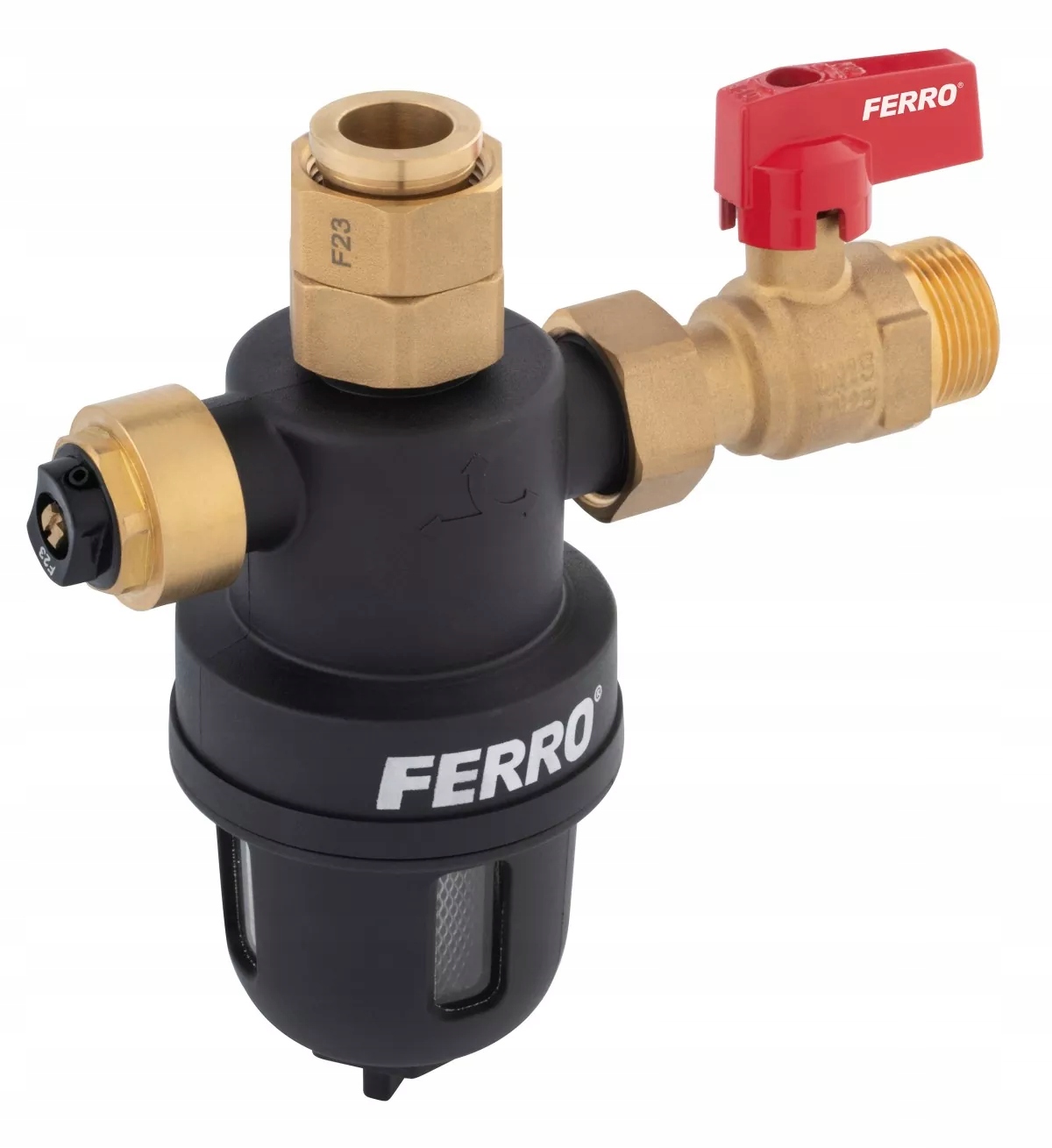 FERRO separator zanieczyszczeń magnetyczny FMDS20 3/4" z zaworem ...