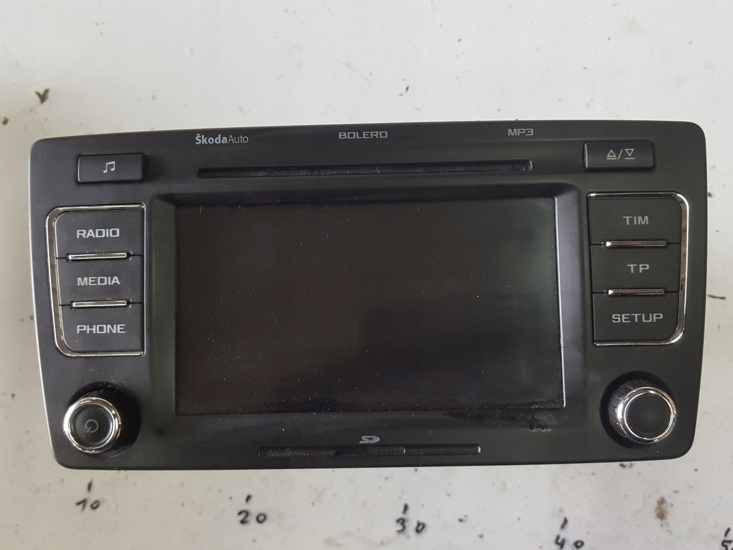 SKODA OCTAVIA 2 II LIFT 08r- RADIO CD MP3 BOLERO 1Z0035156G za 380 ...