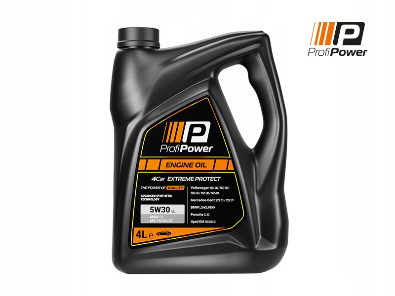 OLEJ PROFIPOWER 4CAR 5W30 EXTREME PROTECT LL 4L - porównaj ceny - Allegro.pl