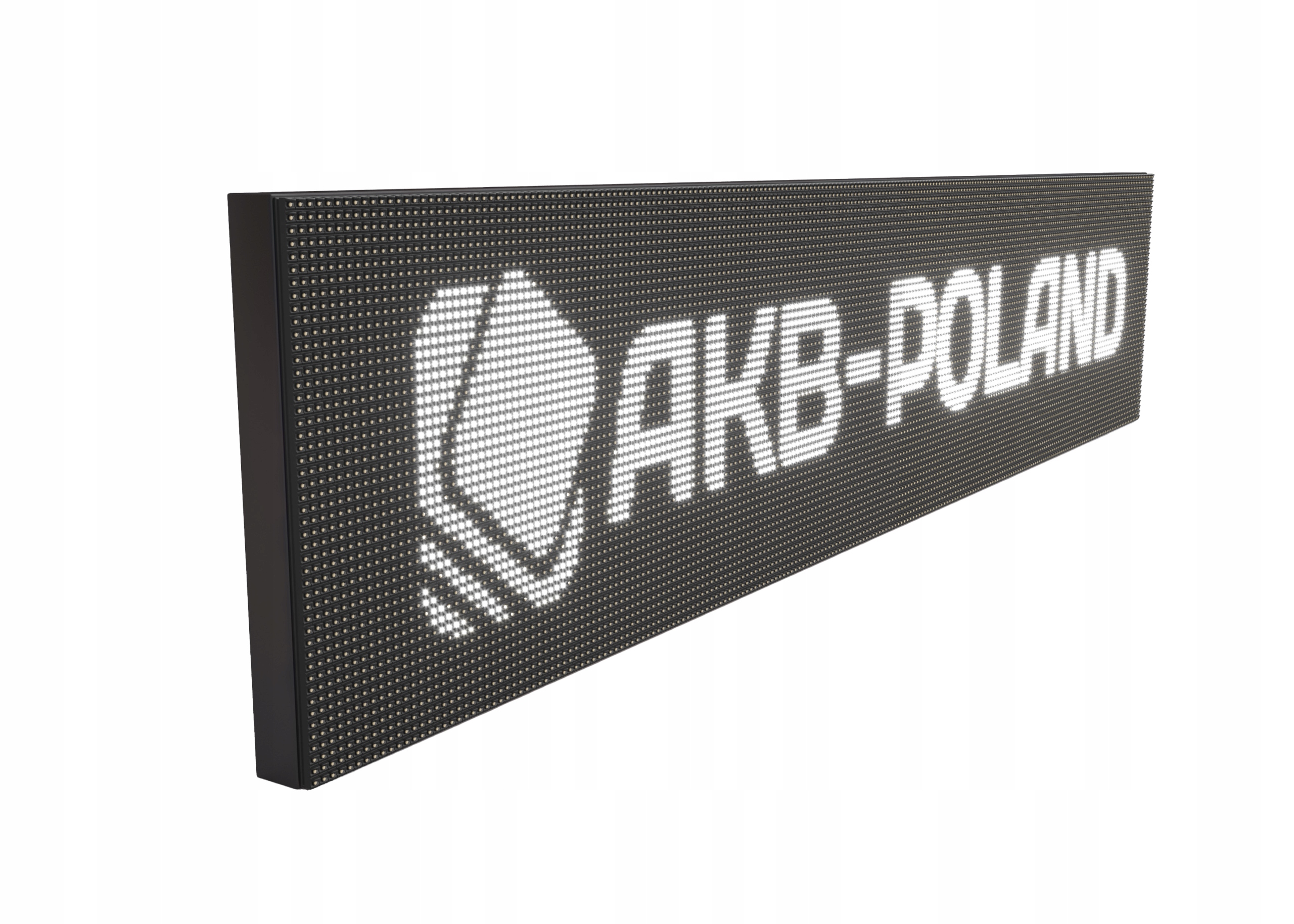 REKLAMA TABLICA LED WYŚWIETLACZ EKRAN ZEWNĘTRZNY BIAŁA PRODUCENT ...