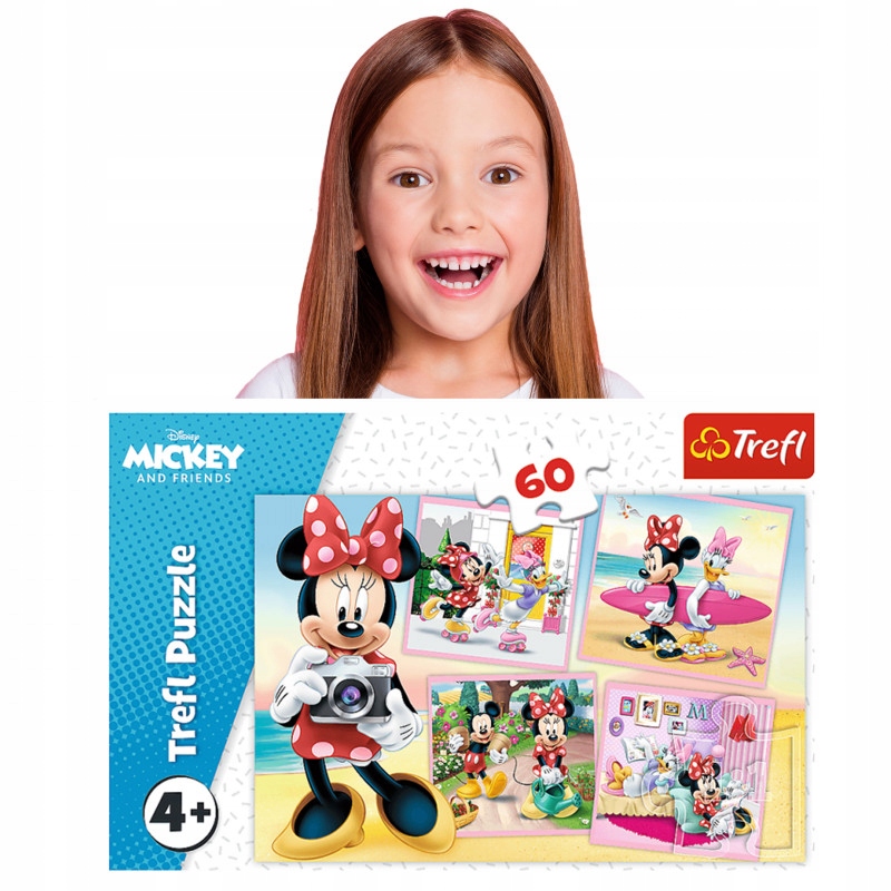 Myszka Minnie puzzle dla 5 latka 60 elementów HIT! (5905320231491 ...