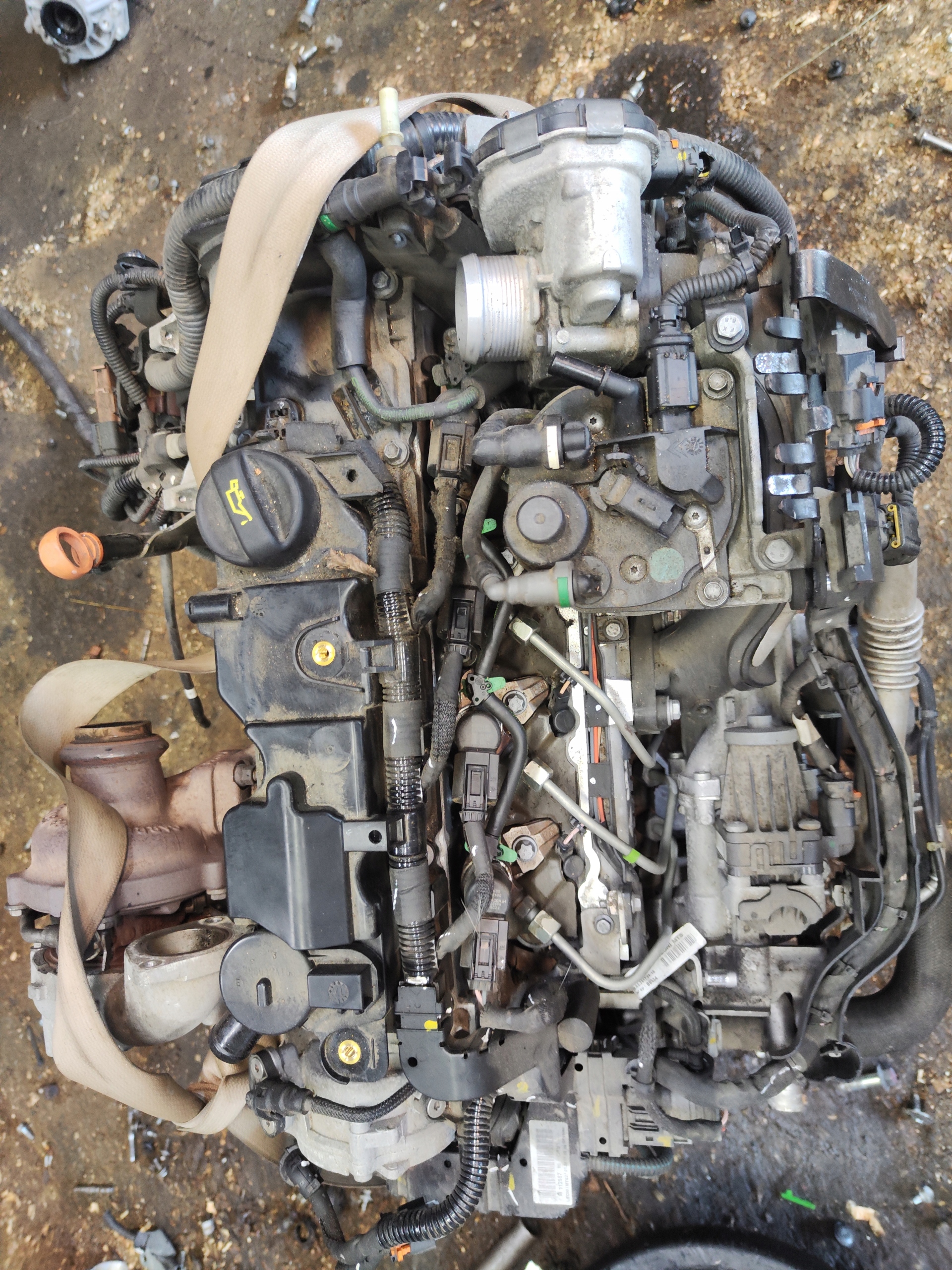 MITSUBISHI ASX I 1.6 DID SILNIK KOMPLETNY 9H05 DV6CE6 za 3500.00PLN z ...