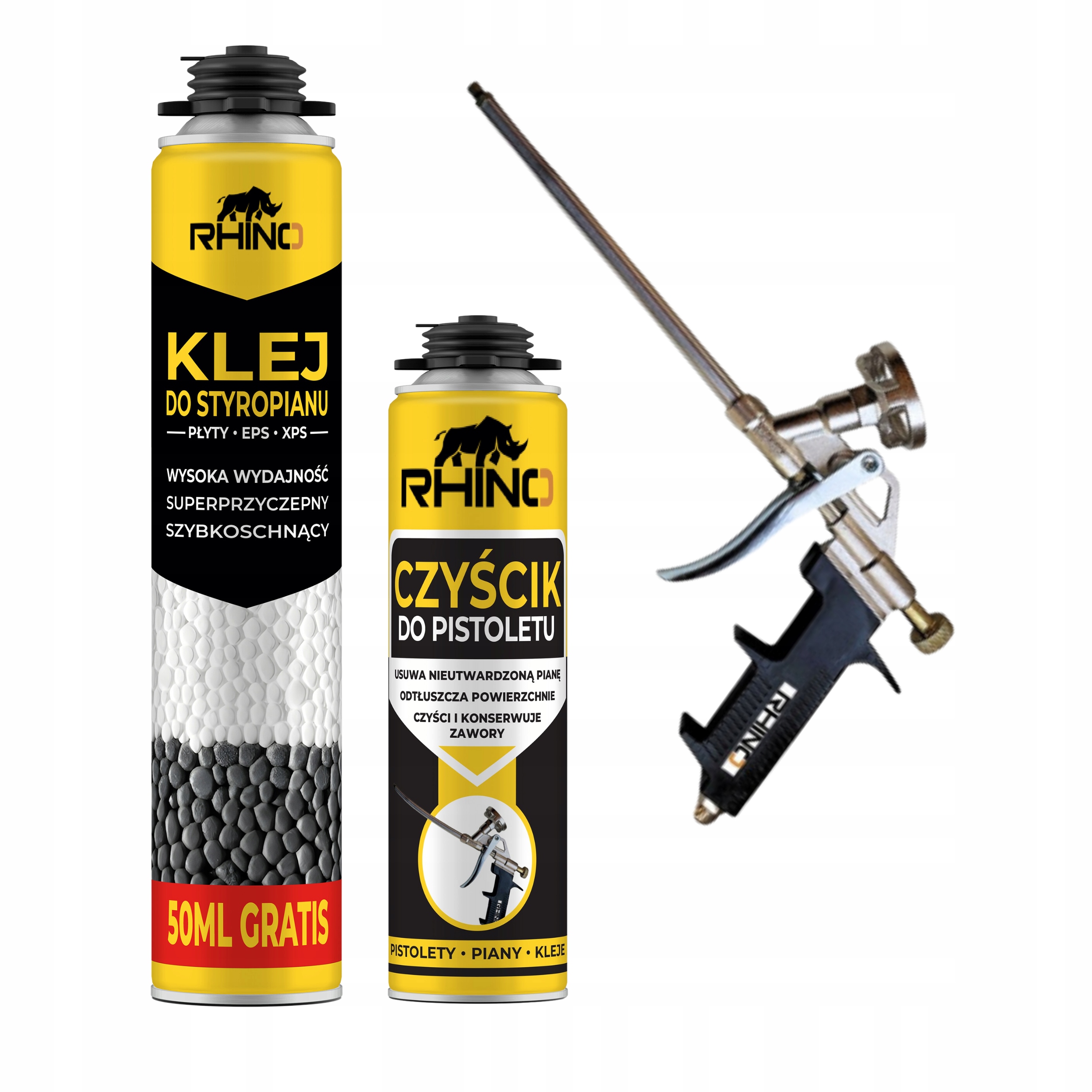 Klej do styropianu RHINO 800 ml (5904921771788) • Cena, Opinie • Kleje ...