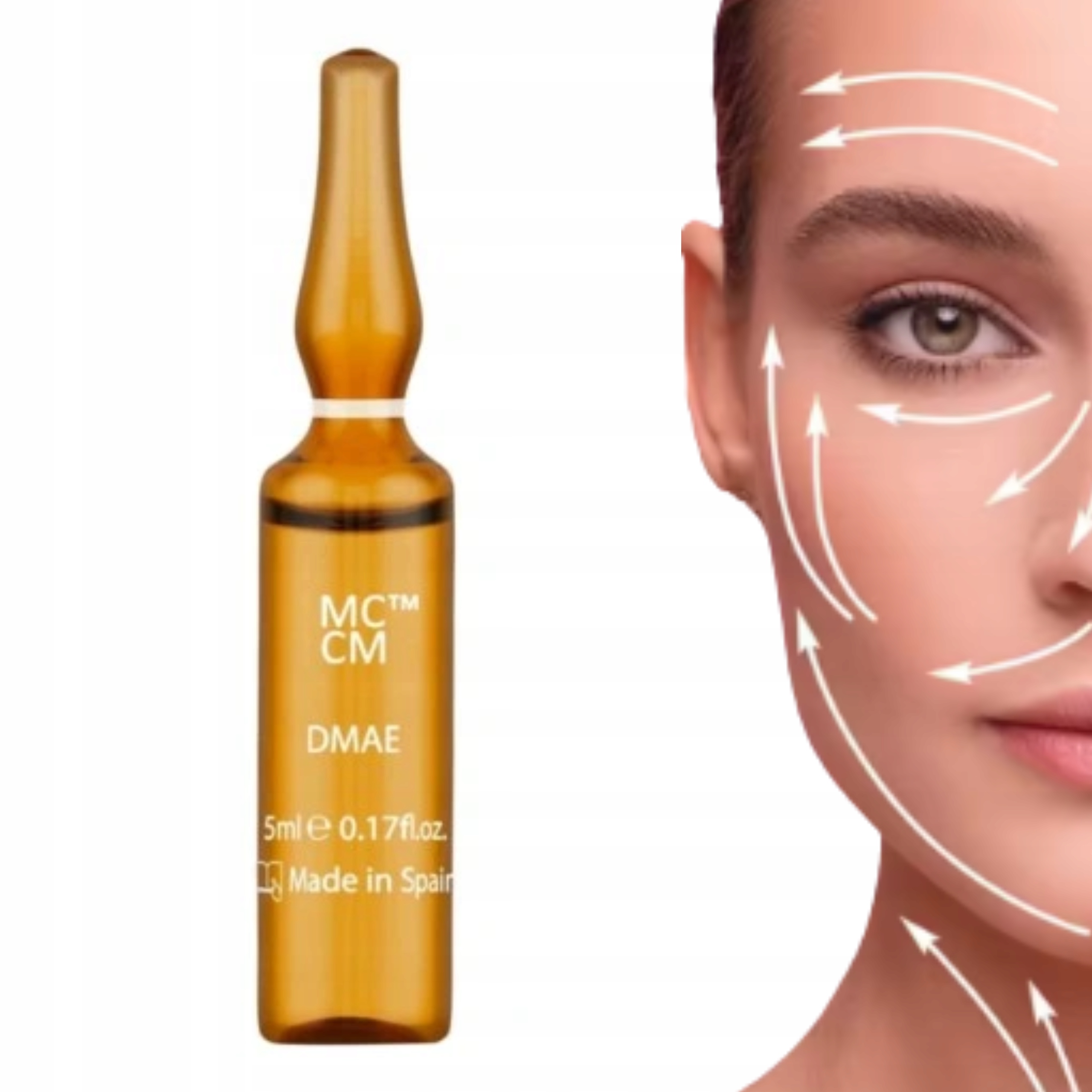 MCCM MESOSYSTEM DMAE 3% 5ML AMPUŁKA UJĘDRNIAJĄCA EFEKT LIFTINGU ...