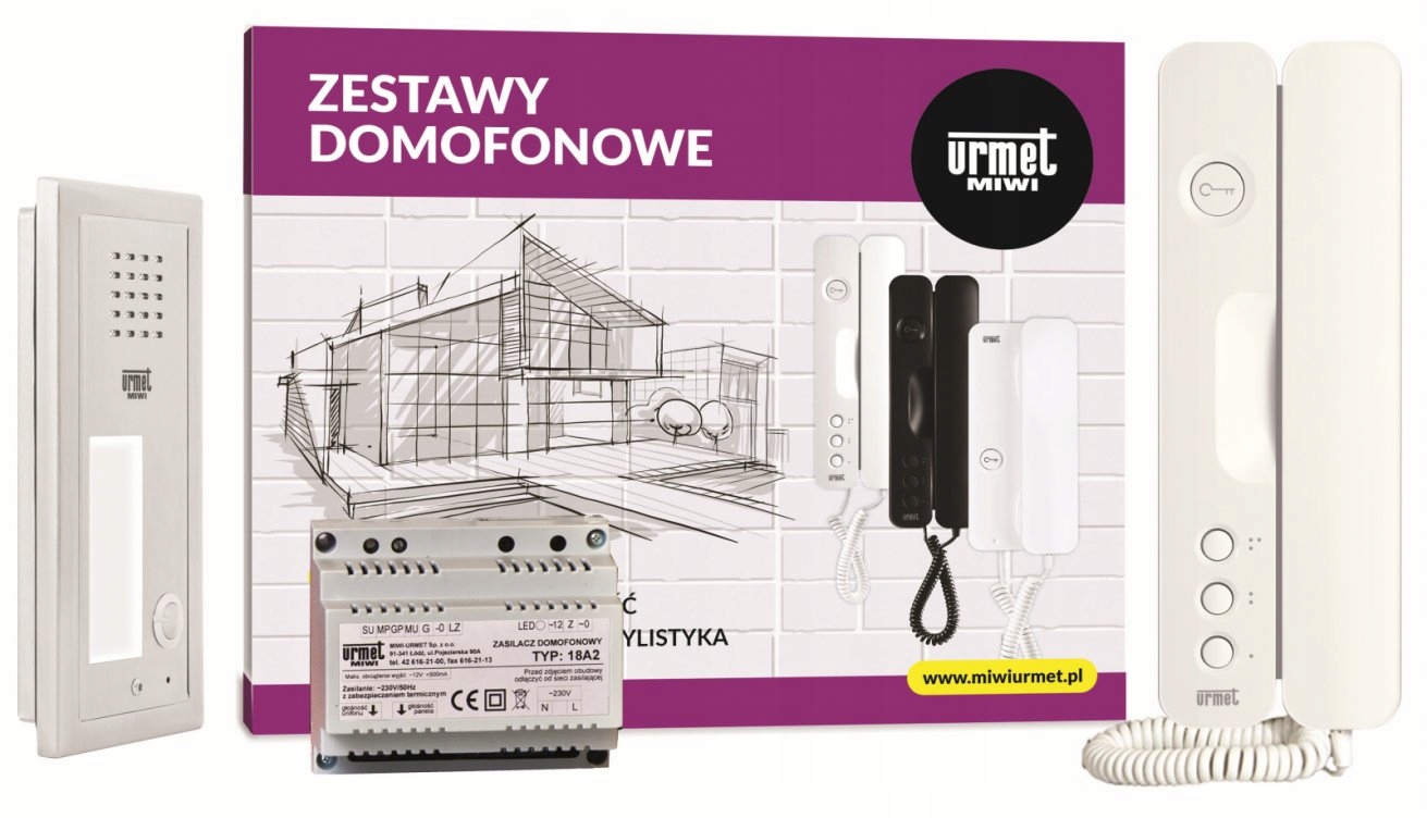 Domofon Słuchawka Panel Bramowy Natynkowy Urmet - Sklep, Opinie, Cena w ...