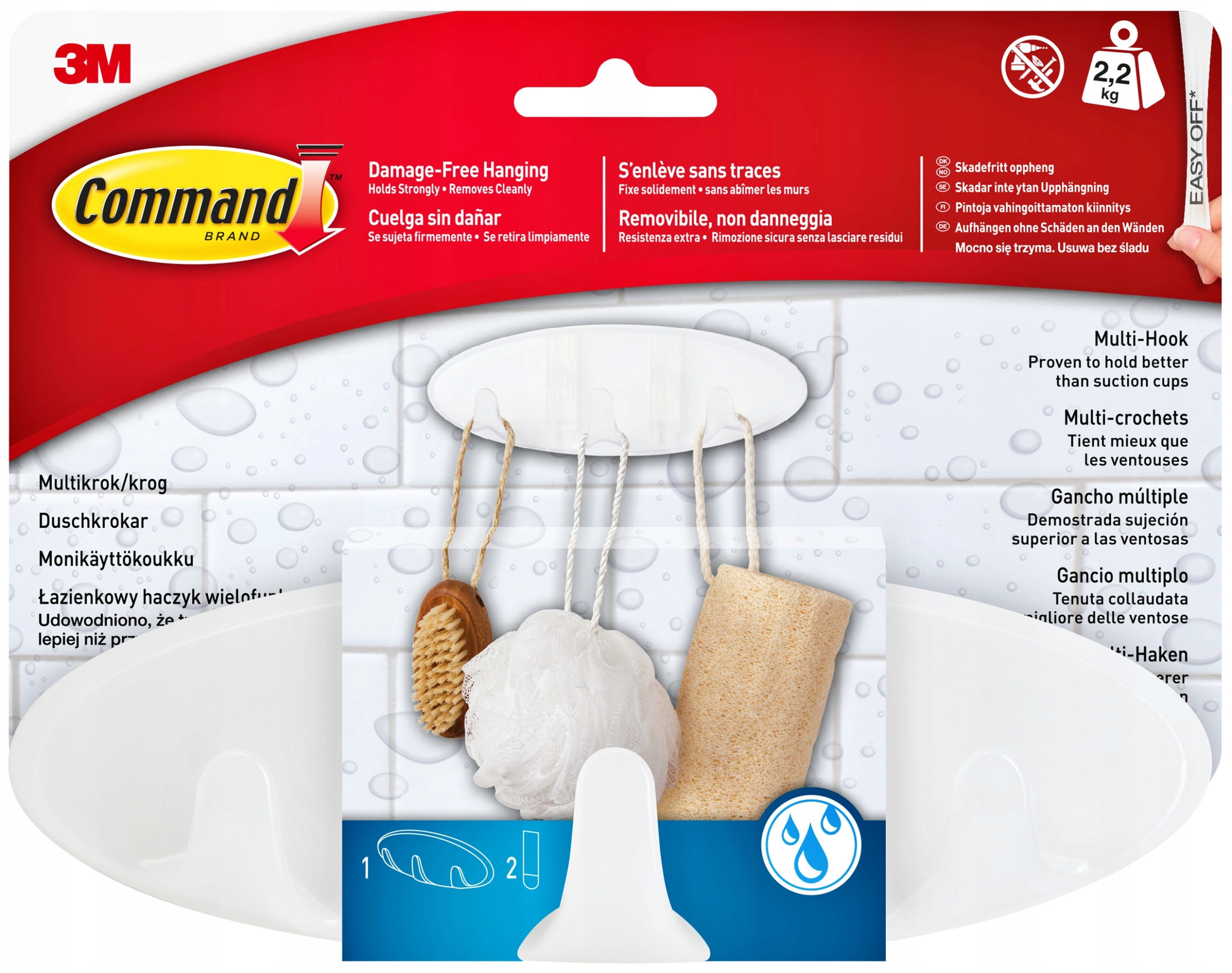 Uchwyt łazienkowy Command Bath (BATH21) • Cena, Opinie • Wieszaki ...