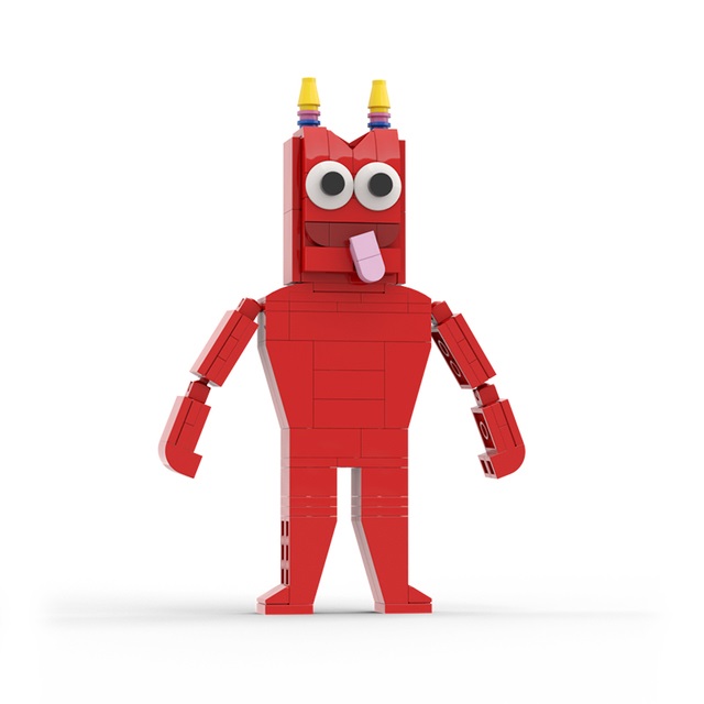 Figurki klocki Garten of Banban Roblox Rainbow Friends GRATIS naklejki ...