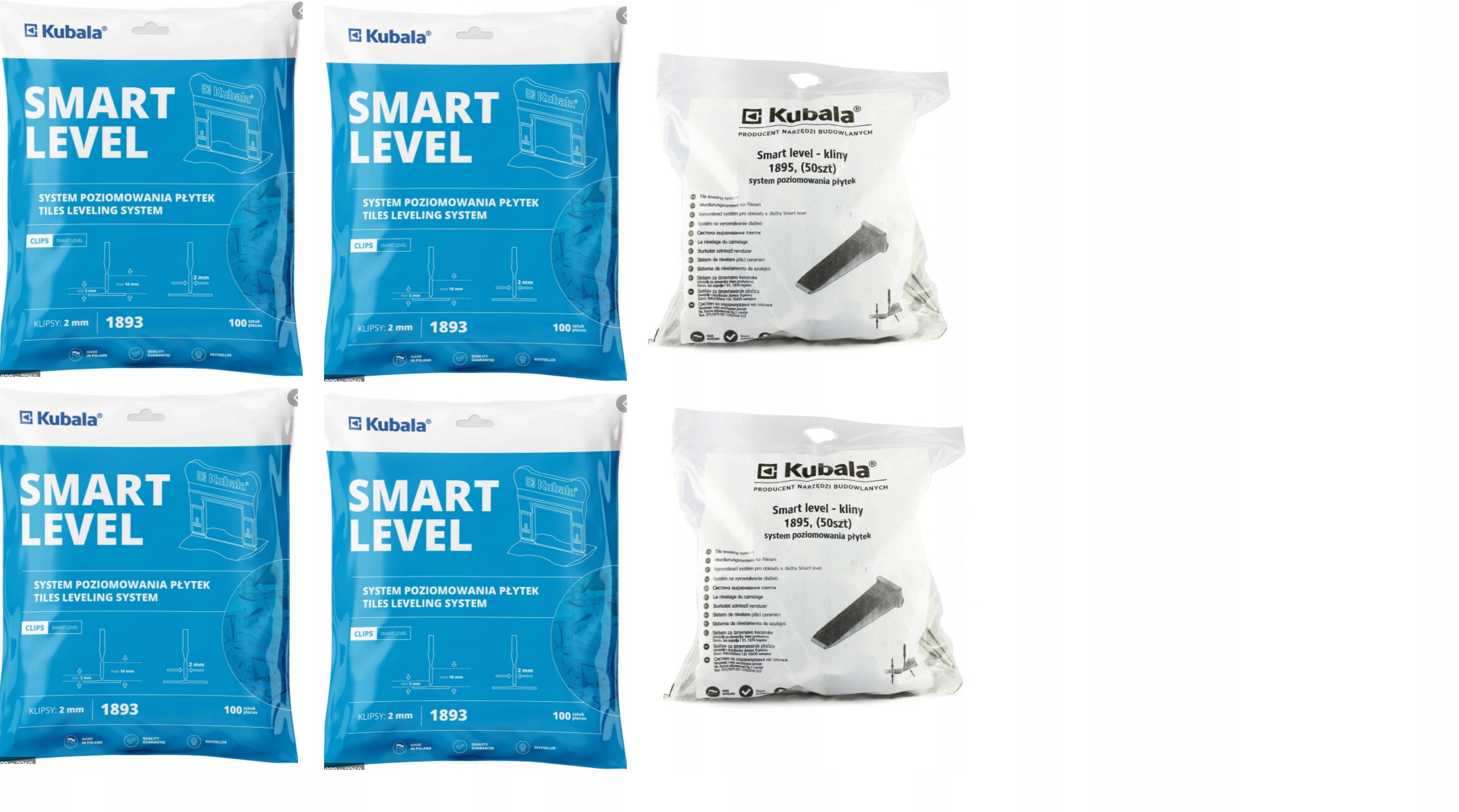 KUBALA SMART LEVEL KLINY 100 X 1895 + KLIPSY 400 X 1893 2mm (5904035202437) • Cena, Opinie ...