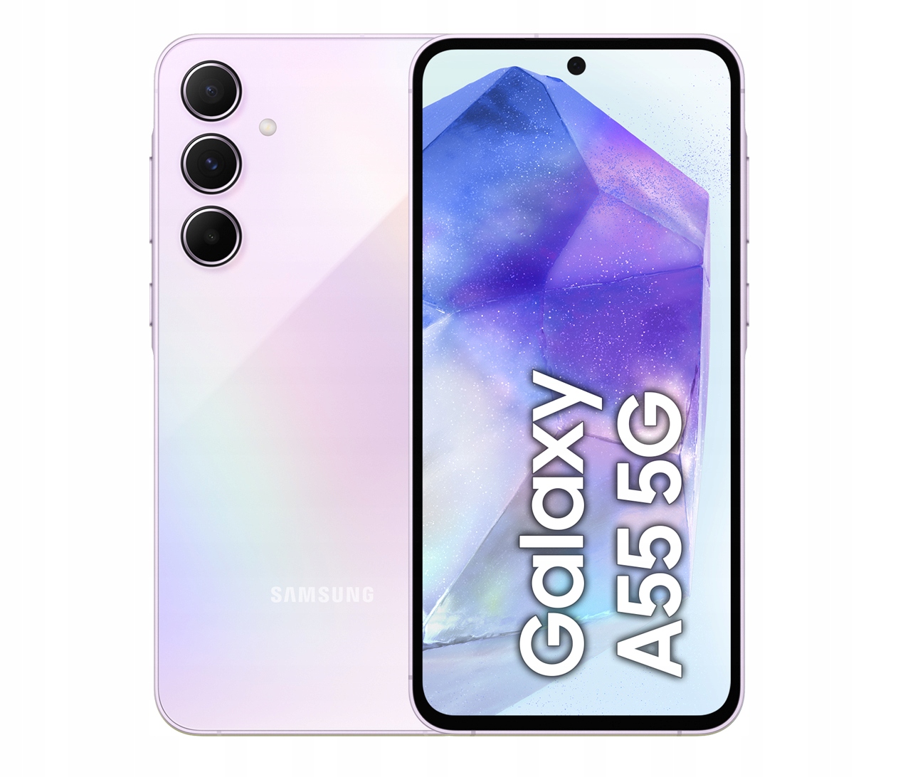 Smartphone Samsung Galaxy A55 8 GB / 256 GB 5G fialový za 12990 Kč - Allegro