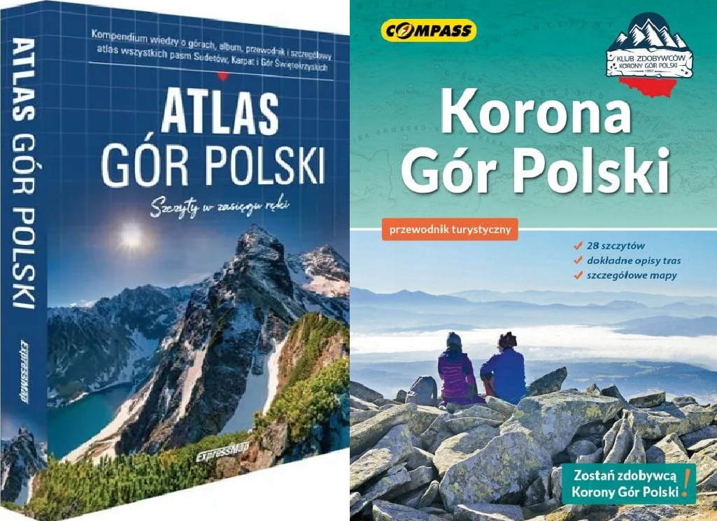 Atlas gór Polski + Przewodnik Korona Gór Polski za 1677.00CZK - Allegro