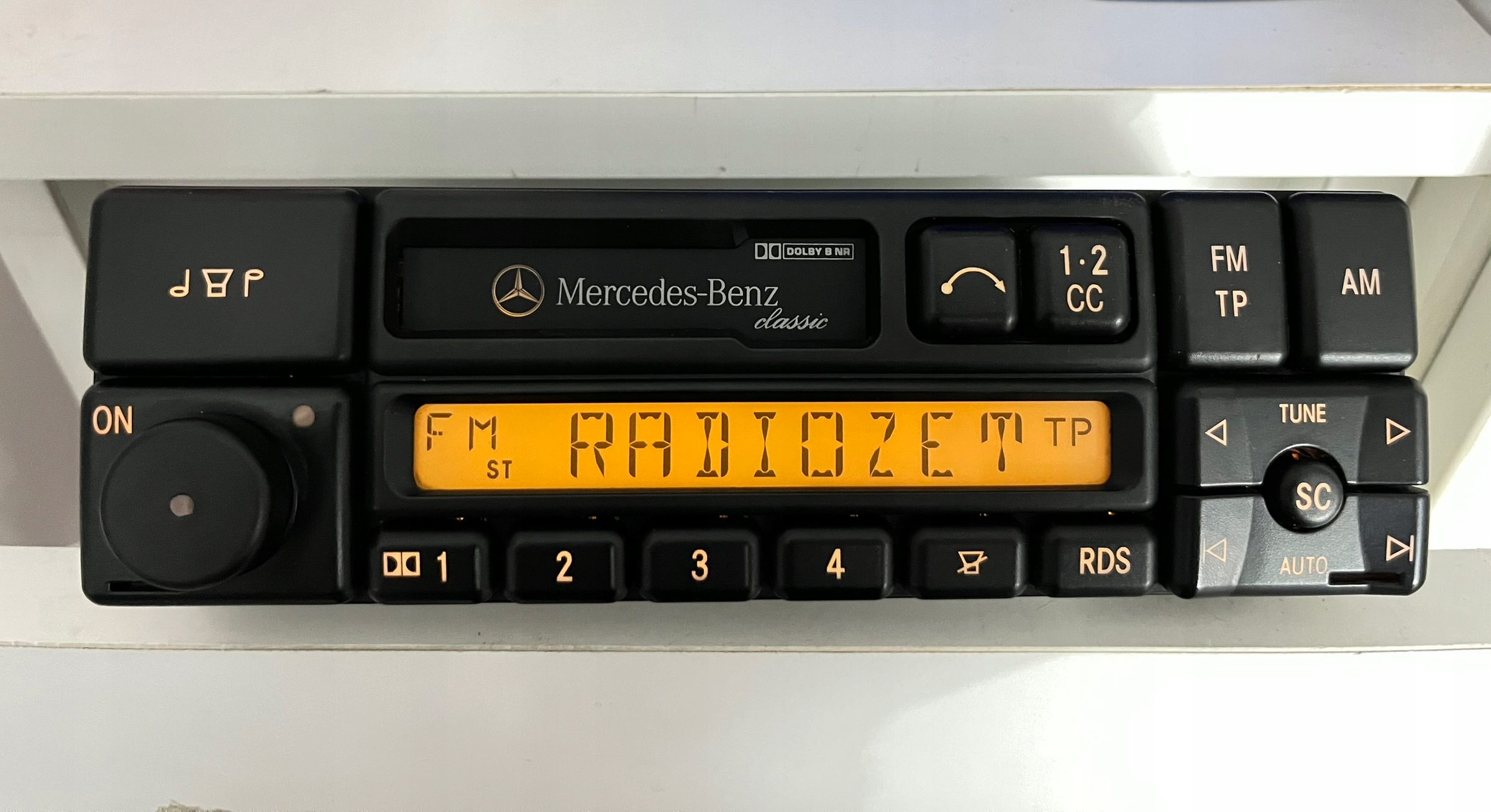 RADIO BECKER CLASSIC BE1150 MERCEDES W124 W201 190 R129 W140 0038202986 ...