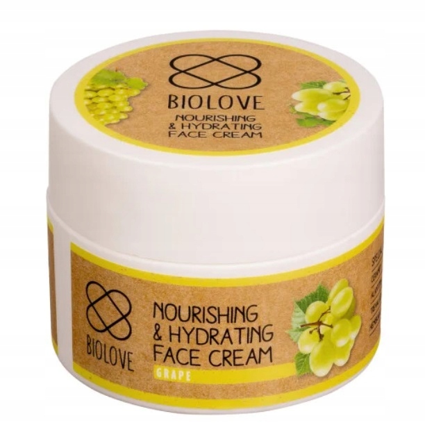 BIOLOVE GRAPE NOURISHING HYDRATING FACE CREAM ODŻYWCZO NAWADNIAJĄCY ... BIOLOVE GRAPE NOURISHING HYDRATING FACE CREAM ODŻYWCZO NAWADNIAJĄCY ...