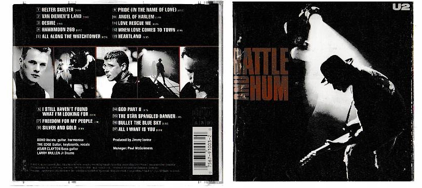 Płyta CD U2 - Rattle And Hum 1988 I Wydanie USA ...