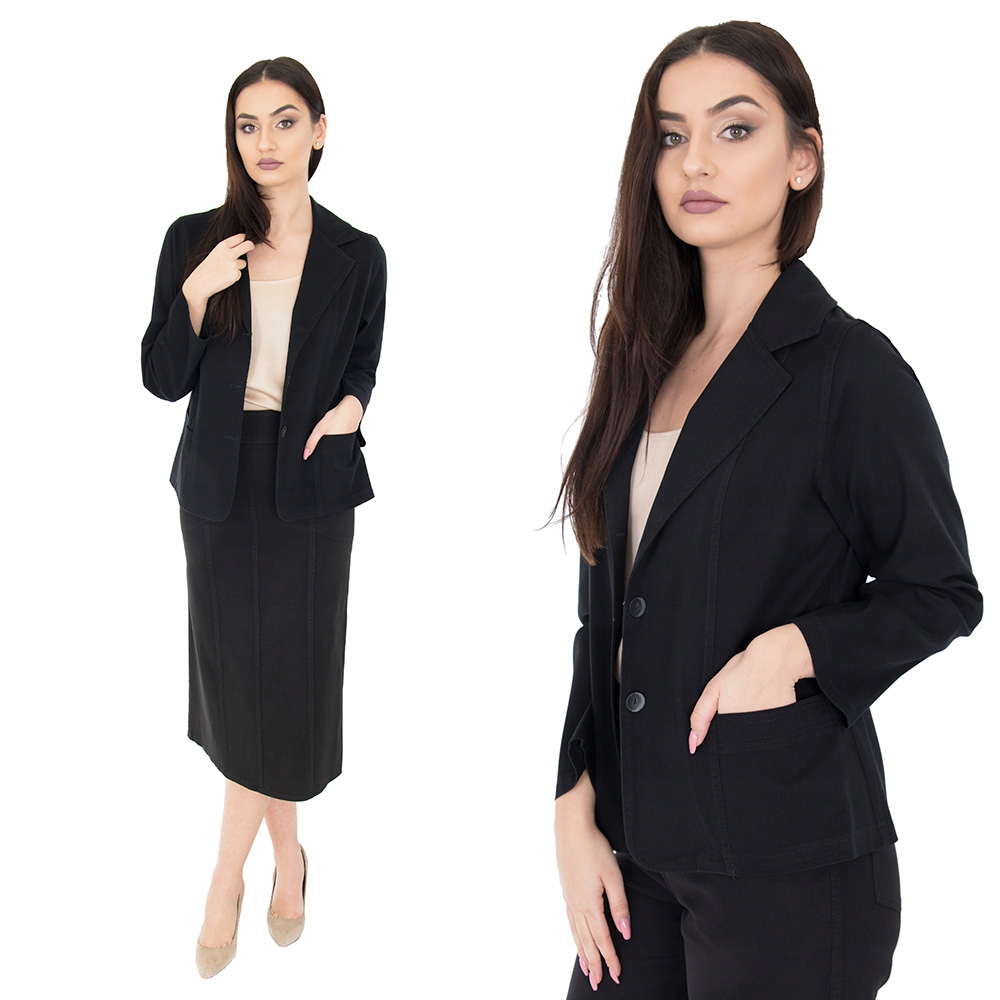 MIKEL ŻAKIET MARYNARKA BAWEŁNA KLASYK (38-54)KOLORY r.48 • Cena, Opinie ...