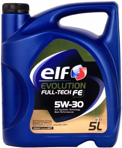 Olej silnikowy Elf Evolution Full-Tech Fe 5W-30 5 l syntetyczny ...
