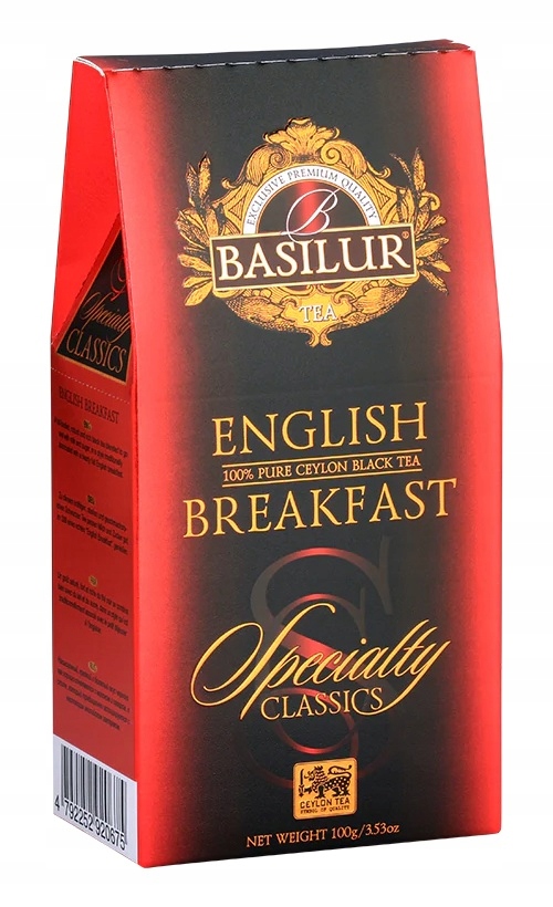 Basilur English Breakfast czarna herbata cejlońska sypana śniadaniowa ...