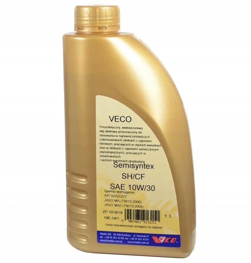 VECO 1 l 10W-30 5907461913151 za 28.30PLN z Wejherowo - Allegro - (15031827941)