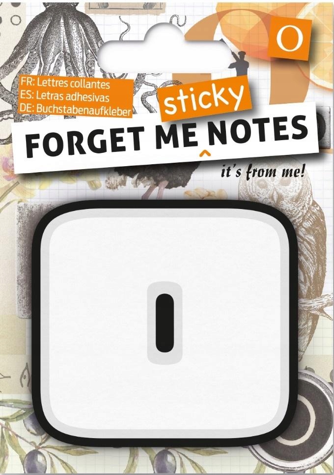 AJÁNDÉK EGY DIÁKNAK KÖNYVJELZŐ Forget Me Sticky Notes O Betű ...