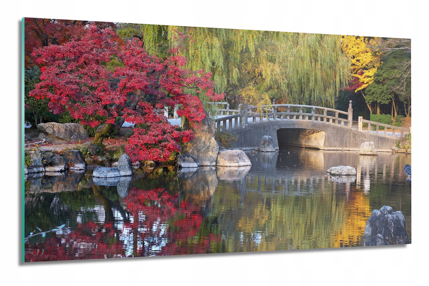 Ogród japoński most dekor lacobel 140x70 ścienny • Cena, Opinie ...