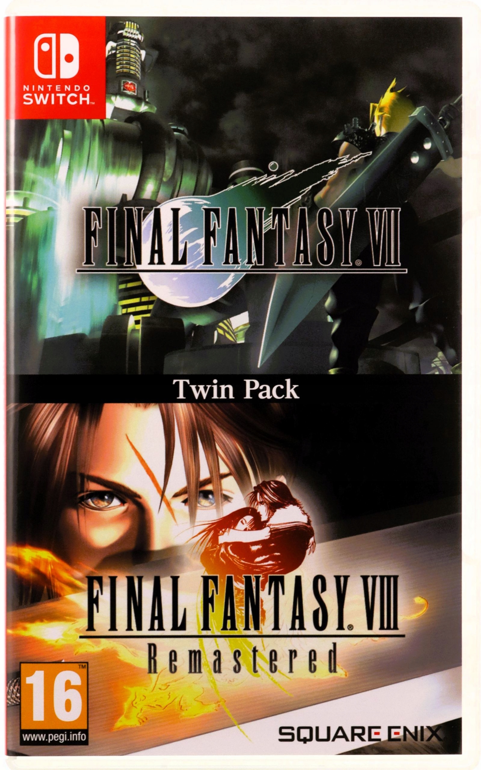 Final Fantasy VII + Final Fantasy VIII Remastered Nintendo Switch pudełkowa - Stan: Nowy 175 ...