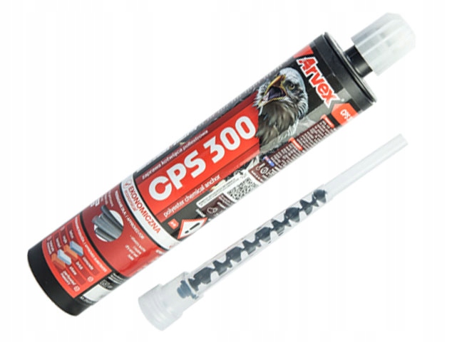 Kotwa chemiczna Arvex CPS 300 poliestrowa żywica klej z mieszadłem ...