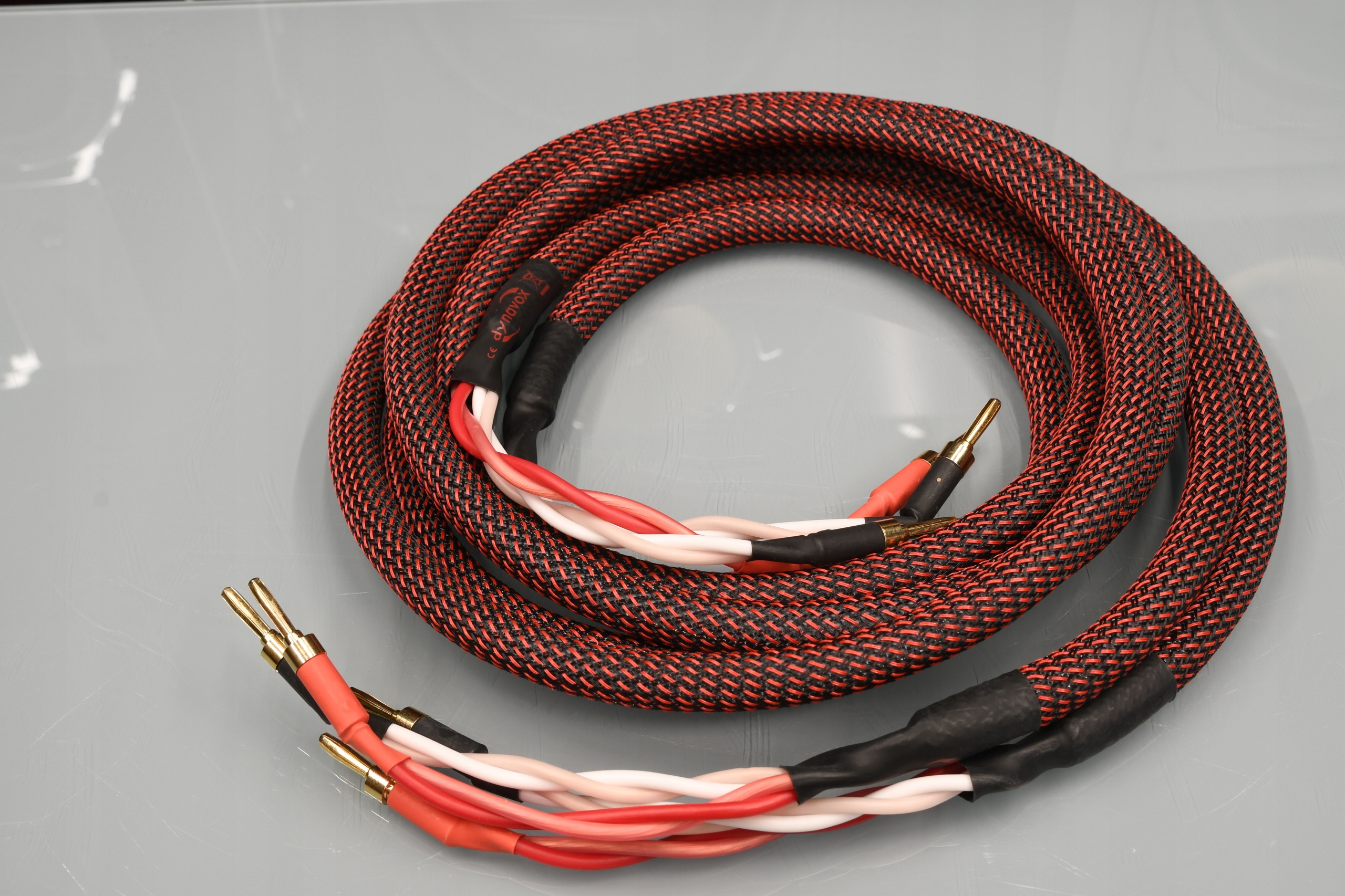 Przewody do kolumn kable głośnikowe Dynavox + konfekcja wtyki - Sklep ...