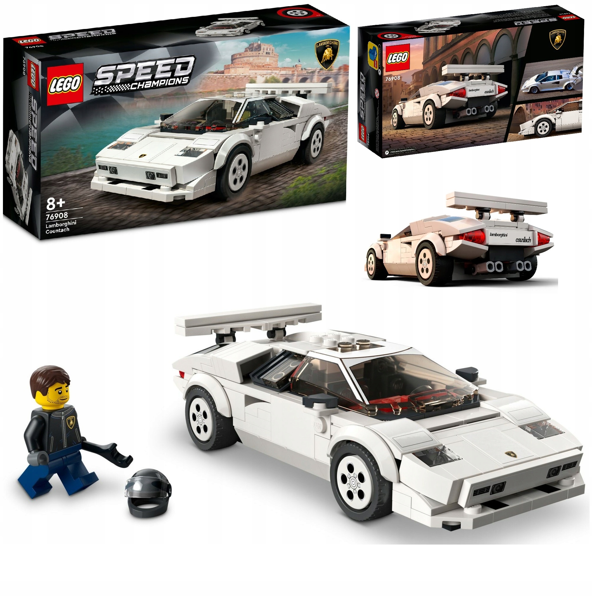 LEGO Speed Champions 76908 Lamborghini Countach (5702017156729) • Cena ...