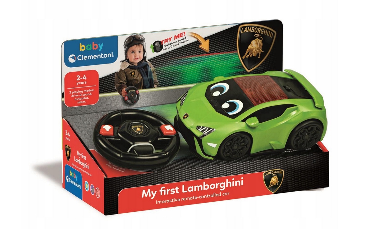 CLEMENTONI LAMBORGHINI RC sterowane pilotem (8005125178452) • Cena ...