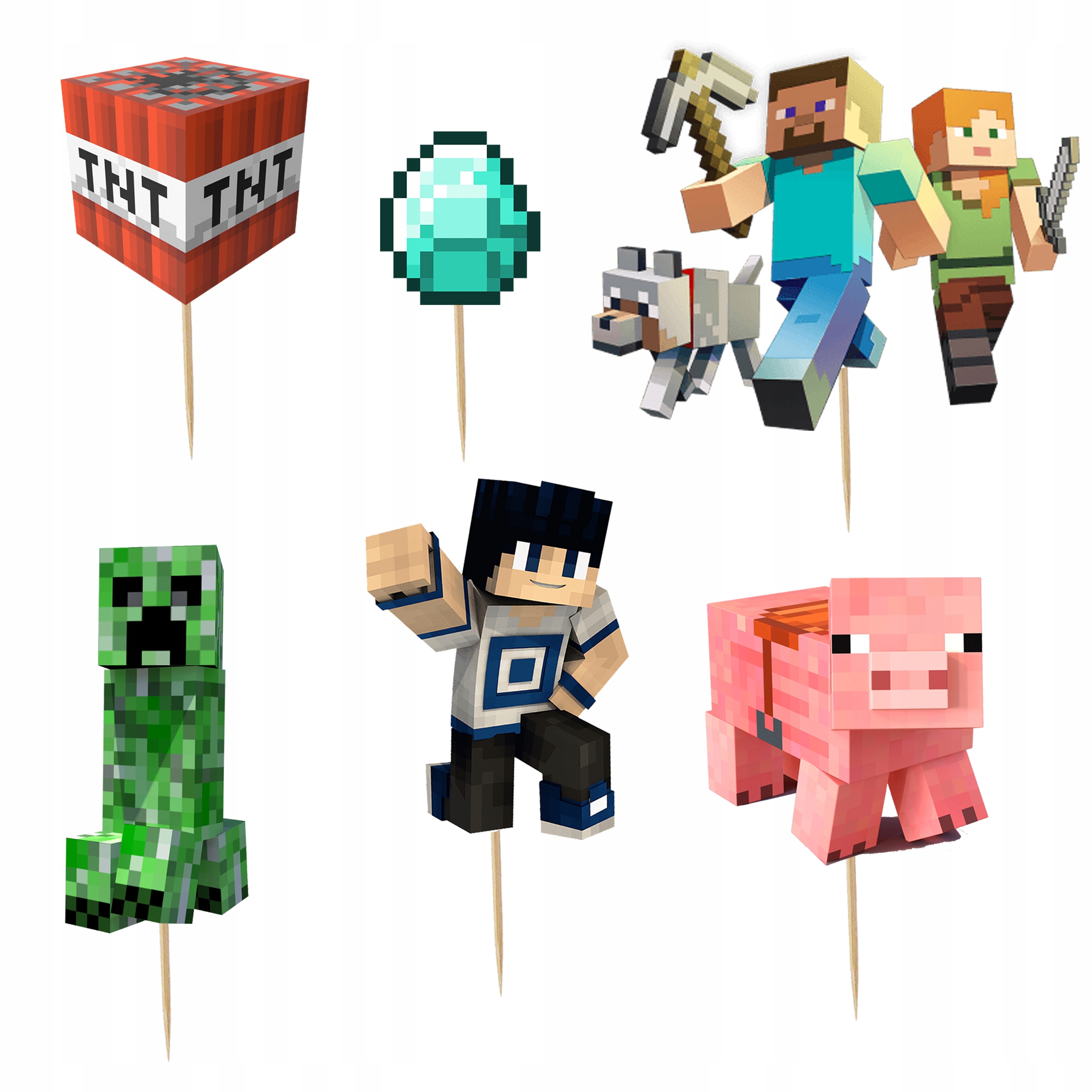 Toper na Tort Minecraft - Niska cena na Allegro.pl